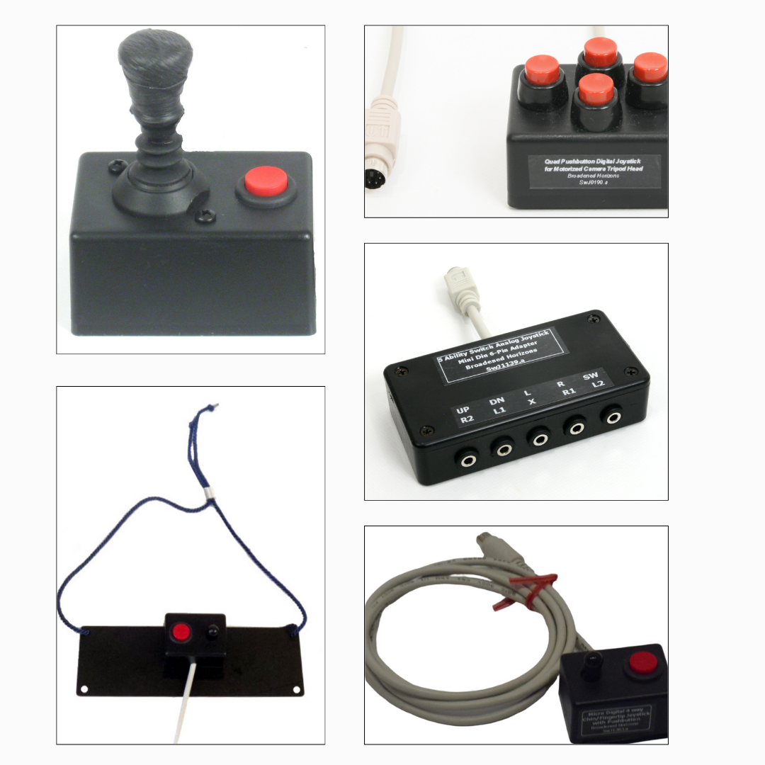 Joystick micro digital de 4 vías para barbilla/punta de los dedos con ...