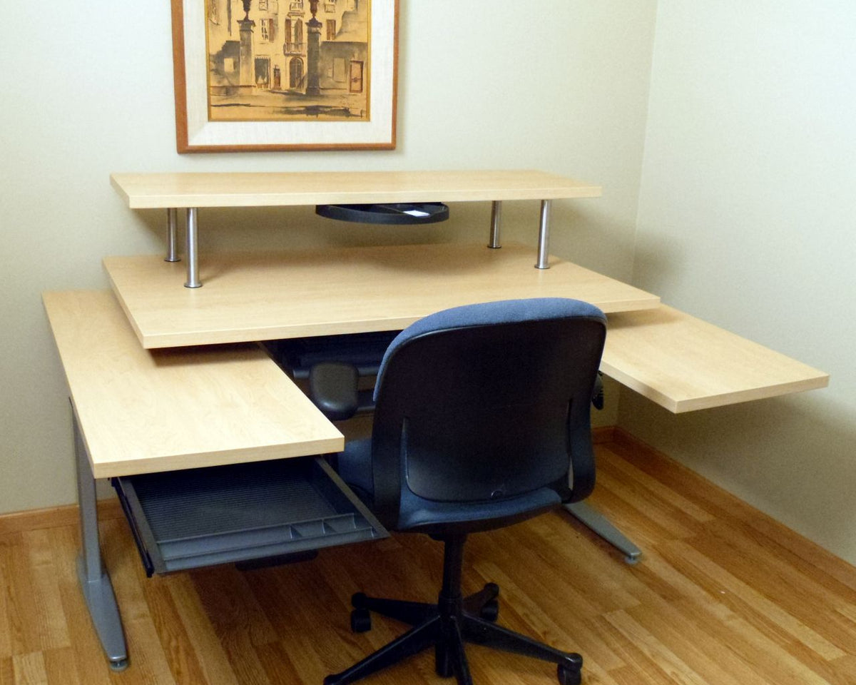 Paquete de estación de trabajo regulable en altura eléctrica Executive ...