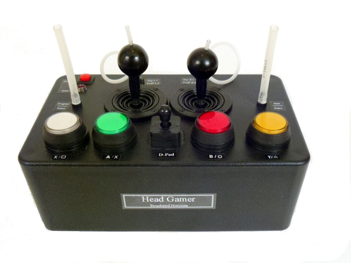 Headmaster Sip-n-Puff Mouth Joystick Videojuego y controlador de mouse ...